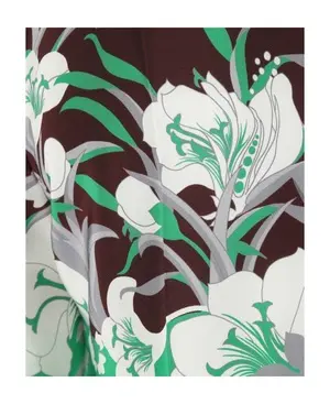Valentino Garavani Floral-print Silk Shorts