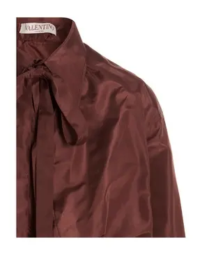 Valentino Garavani Long-sleeve Silk Shirt