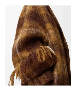 Loewe Check Patterned Coat