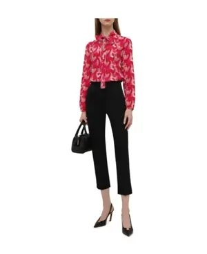 Valentino Garavani Logo Dress Pants