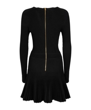 Balmain Logo Button Dress