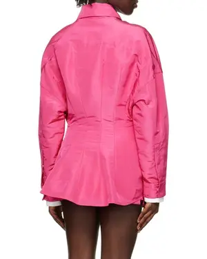 Valentino Garavani Faille Long-sleeved Pea Coat