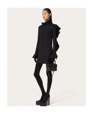 Valentino Garavani Ruffled-detail Mini Dress
