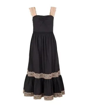 Gucci Midi Slip Dress - Black