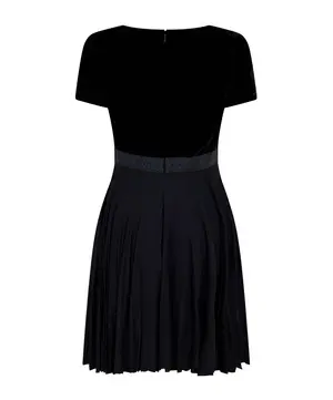Gucci Vneck Paneled Mini Dress