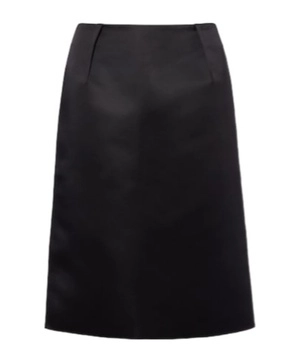 TOTEME Duchess Satin Pencil Skirt - Black
