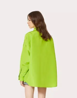 Valentino Garavani Oversized Silk Shirt