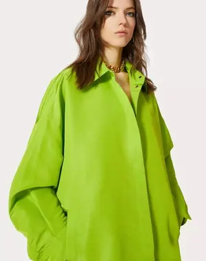 Valentino Garavani Oversized Silk Shirt
