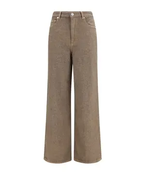 GANNI Lari Neppy Wide-leg Jeans - No