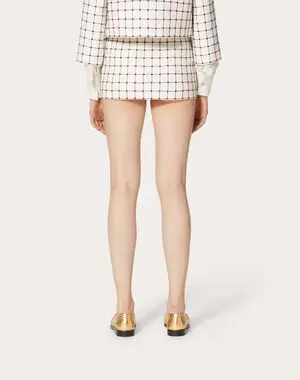 Valentino Garavani Logo Embroidered Skirt