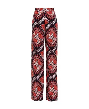 Valentino Garavani All-over Printed Straight Leg Trousers - Multicolor