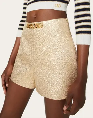 Valentino Garavani Vlogo Chain Tailored Shorts