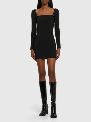 Alexander Wang Logo Shoulder Strap Dress