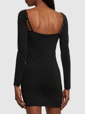 Alexander Wang Logo Shoulder Strap Dress