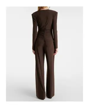 Norma Kamali Ruched Jersey Jumpsuit