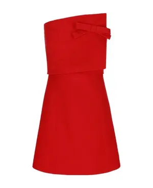 Valentino Garavani Bow-detail Minidress - Red