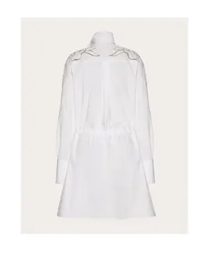 Valentino Garavani Flower Hollowed-out Embroidery Dress