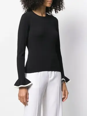 Valentino Garavani Frill Sleeve Jumper
