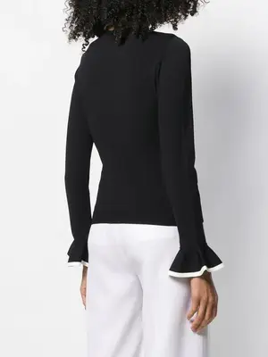 Valentino Garavani Frill Sleeve Jumper