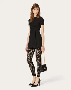 Valentino Garavani Bow-detail A-line Mini Dress