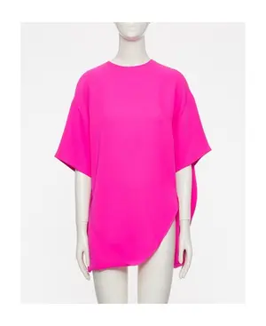 Valentino Garavani Asymmetric Crewneck T-shirt - Pink