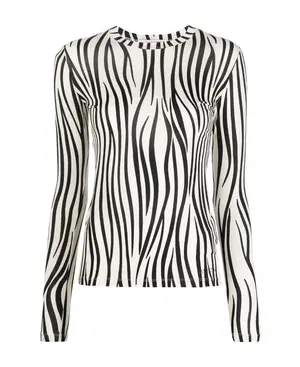 Valentino Garavani Zebra-print T-shirt - White