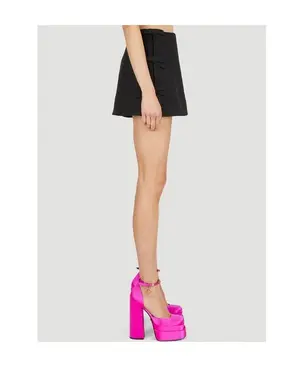 Valentino Garavani Crepe Couture Bow-detail Skort