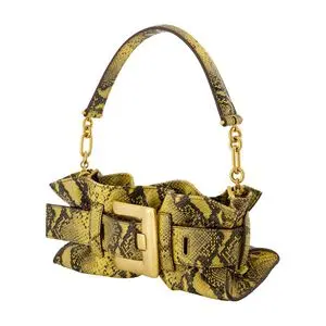 Balmain Anthem Snakeskin-effect Shoulder Bag