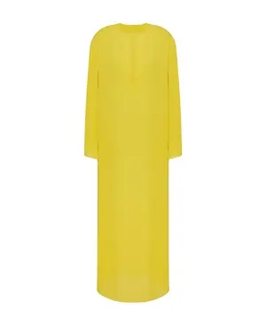 Valentino Garavani Slit-detail Dress - Yellow