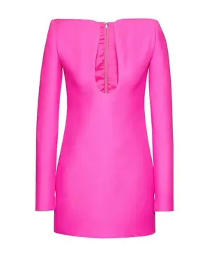 Valentino Garavani U-neck Mini Dress - Pink