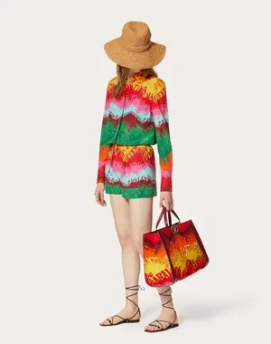 Valentino Garavani Logo Printed Shorts