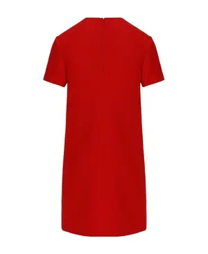 Valentino Garavani V Metal Logo Shift Dress