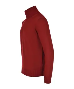 Emporio Armani Ribbed High Neck Knitwear