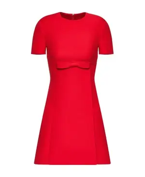 Valentino Garavani Crepe Couture Dress - Red