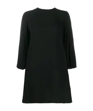 Valentino Garavani Pleated Dress - Black