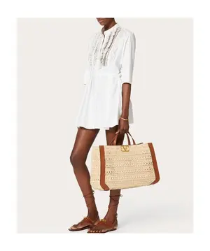 Valentino Garavani Embroidered Cotton Popeline Dress