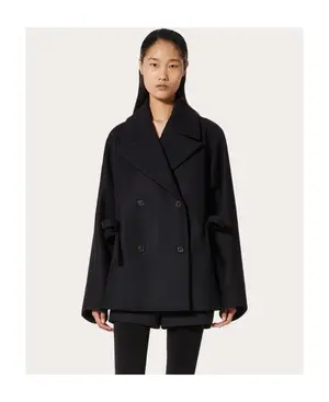 Valentino Garavani Bow-detail Double-breasted Jacket