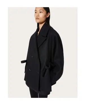 Valentino Garavani Bow-detail Double-breasted Jacket