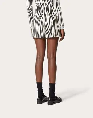 Valentino Garavani Zebra-print Shorts