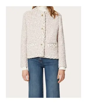 Valentino Garavani Single-breasted Tweed Jacket