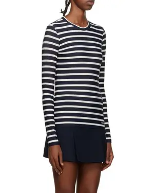 Valentino Garavani Striped Knitted Top