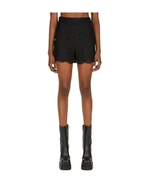 Valentino Garavani Logo Shorts - Black