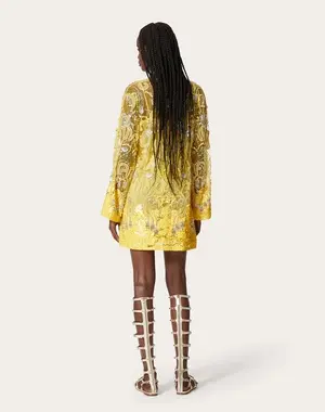 Valentino Garavani Tulle Long-sleeved Dress