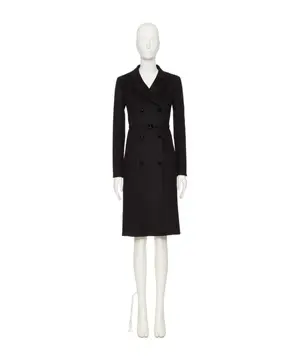 Valentino Garavani Long-sleeved Coat - Black