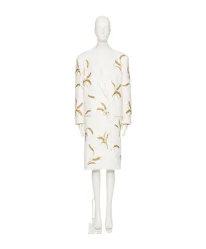 Valentino Garavani Long-sleeved Coat - White