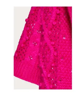 Valentino Garavani Embroidered Mohair Wool Coat