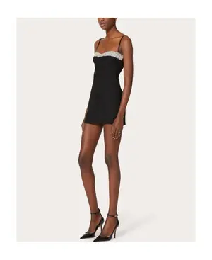 Valentino Garavani Crystal-embellished Mini Dress