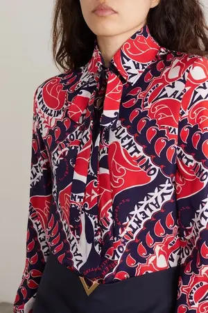 Valentino Garavani Manifesto Bandana Printed Mini Dress