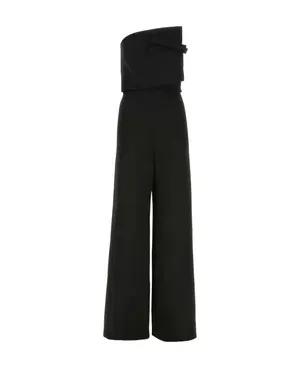 Valentino Garavani Wide-leg Jumpsuit - Black