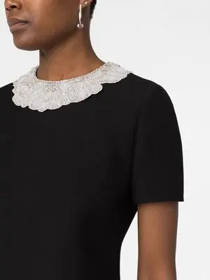 Valentino Garavani Contrast-collar Minidress